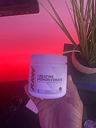 Amazon.com: RAW Nutrition Creatine Monohydrate Powder, Unflavored (30 ...