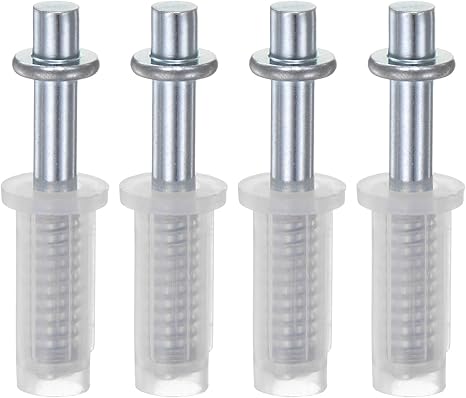 uxcell 4 Pcs Bifold Door Hardware Top Pivot 3/8 Inch Spring Loaded Bi ...