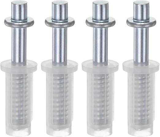 uxcell 4 Pcs Bifold Door Hardware Top Pivot 3/8 Inch Spring Loaded Bi ...