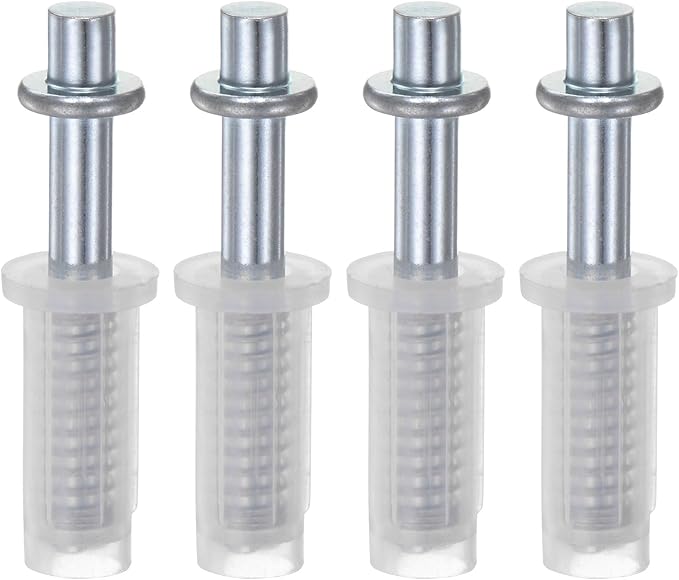uxcell 4 Pcs Bifold Door Hardware Top Pivot 3/8 Inch Spring Loaded Bi ...