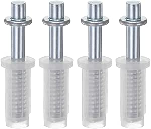 uxcell 4 Pcs Bifold Door Hardware Top Pivot 3/8 Inch Spring Loaded Bi ...