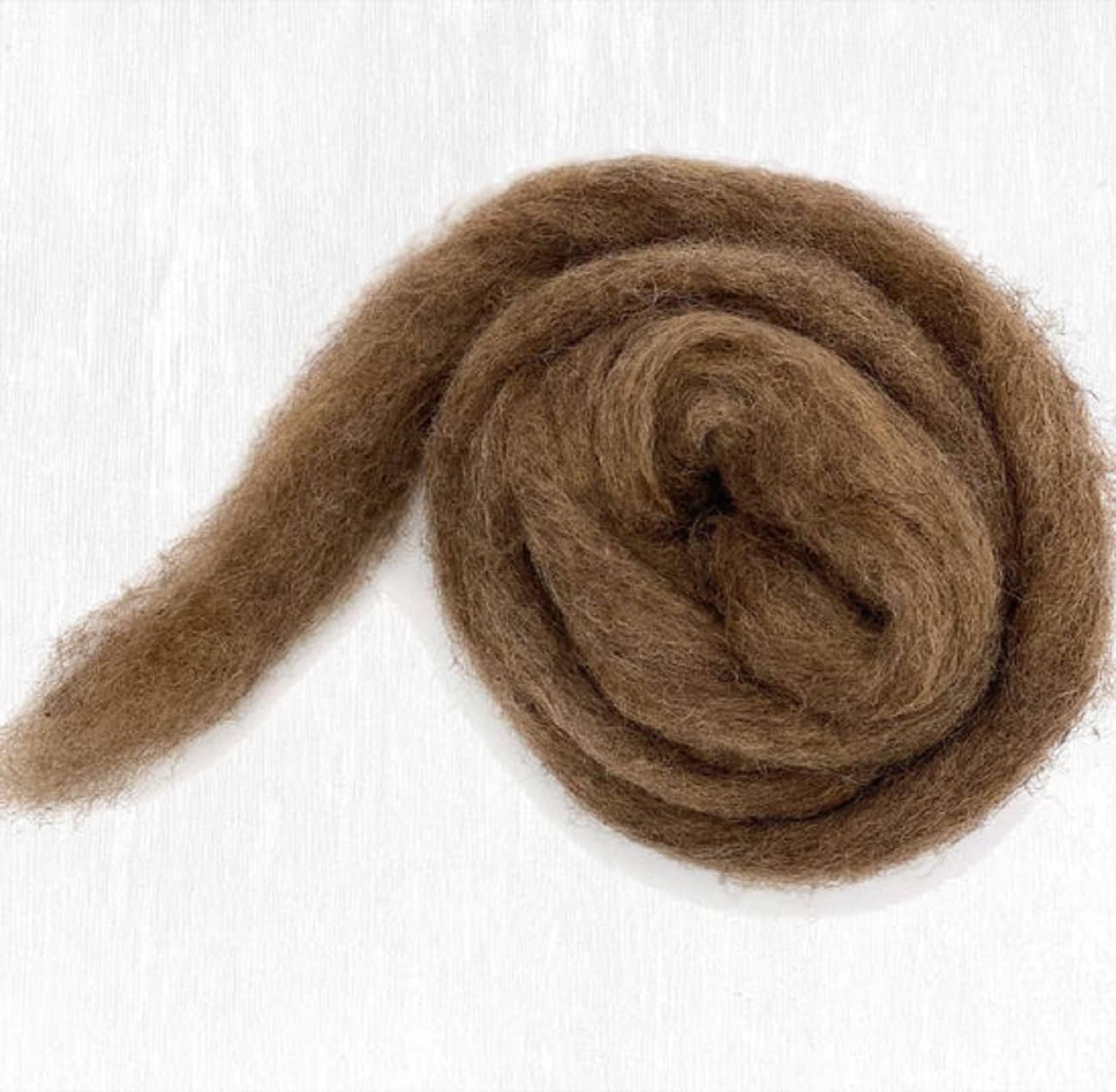 Amazon.com: Revolution Fibers Carded Corriedale Wool Sliver - Furry ...