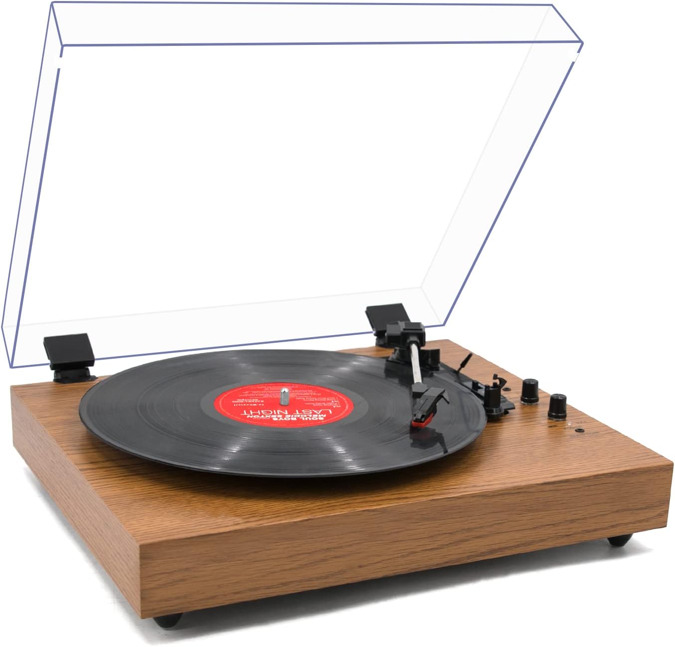 Amazon.com: Vintage 3-Speed Turntable Bluetooth Input Record Player ...