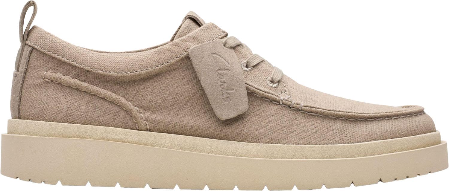 Amazon.com | Clarks - Mens Polden Moc Shoes, Color Grey Canvas, Size: 7 ...