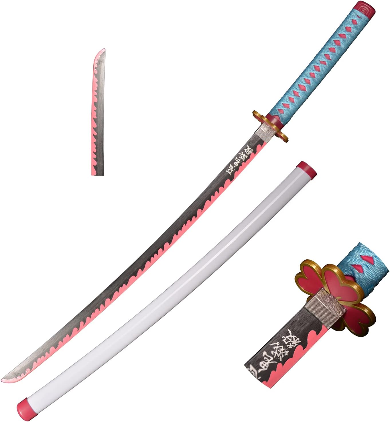 Skyward Blade Wood Cosplay Anime Sword, Kanroji Mitsuri Samurai Sword ...
