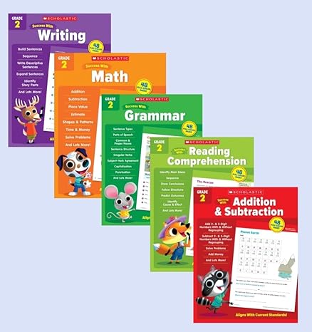 Scholastic Success With - Grade 2 Complete Set (5 Books): Addition ...