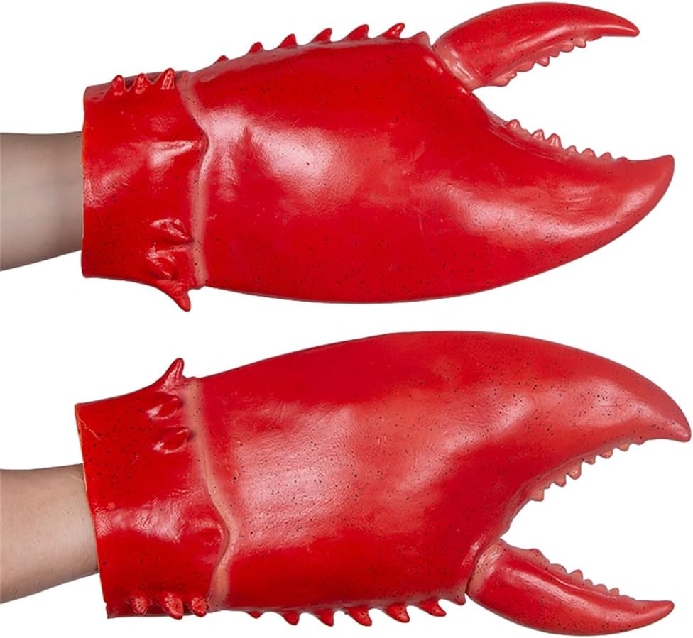 Amazon.com: x-merry toy 1Pair Funny Lobster Crab Claws Gloves Halloween ...