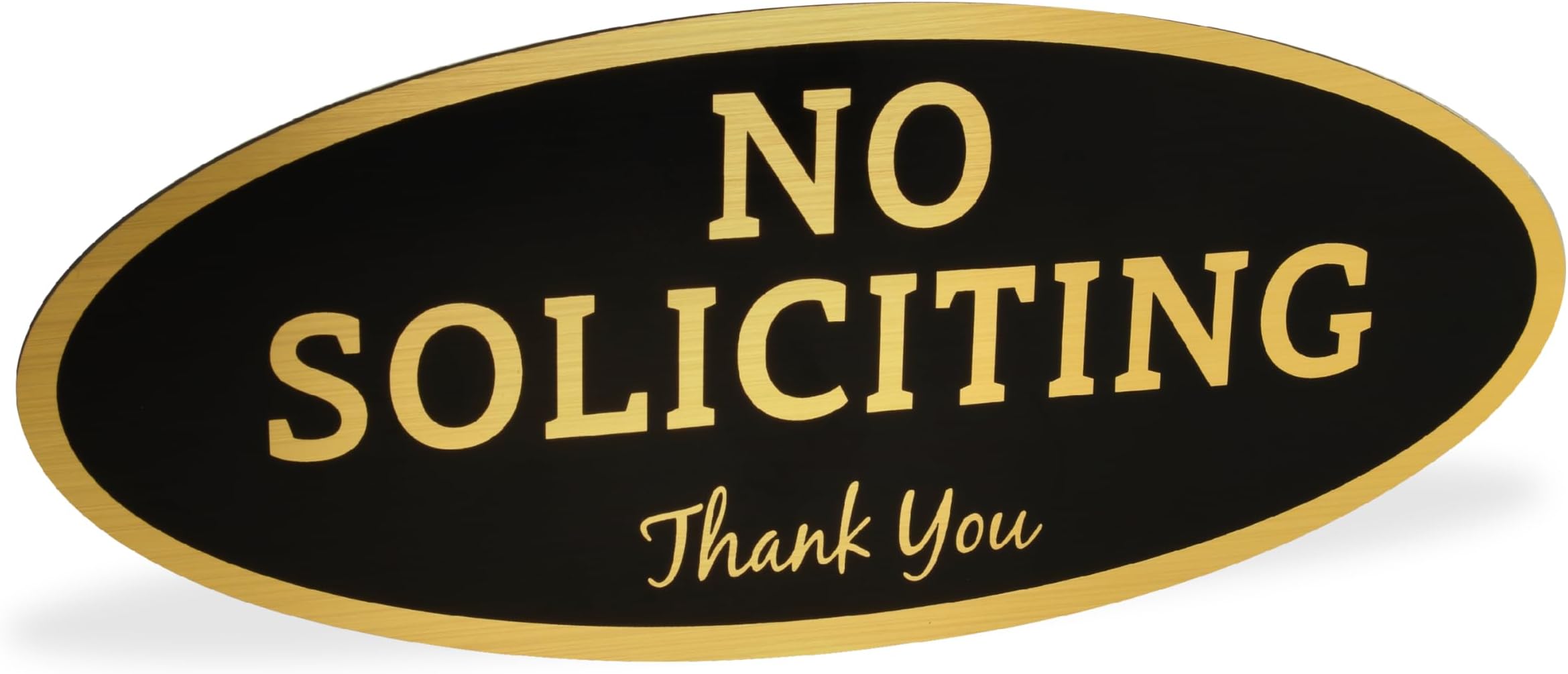 Amazon.com: Small No Soliciting Sign for House - 1.2x0.6 Inches ...