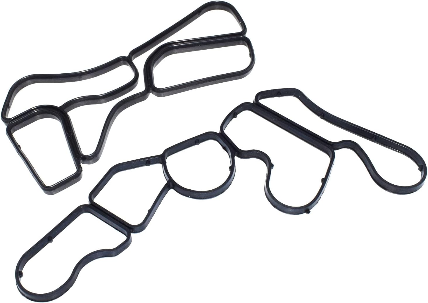Amazon.com: Set of 2 Engine Oil Filter Housing & Oil Cooler Gasket for ...