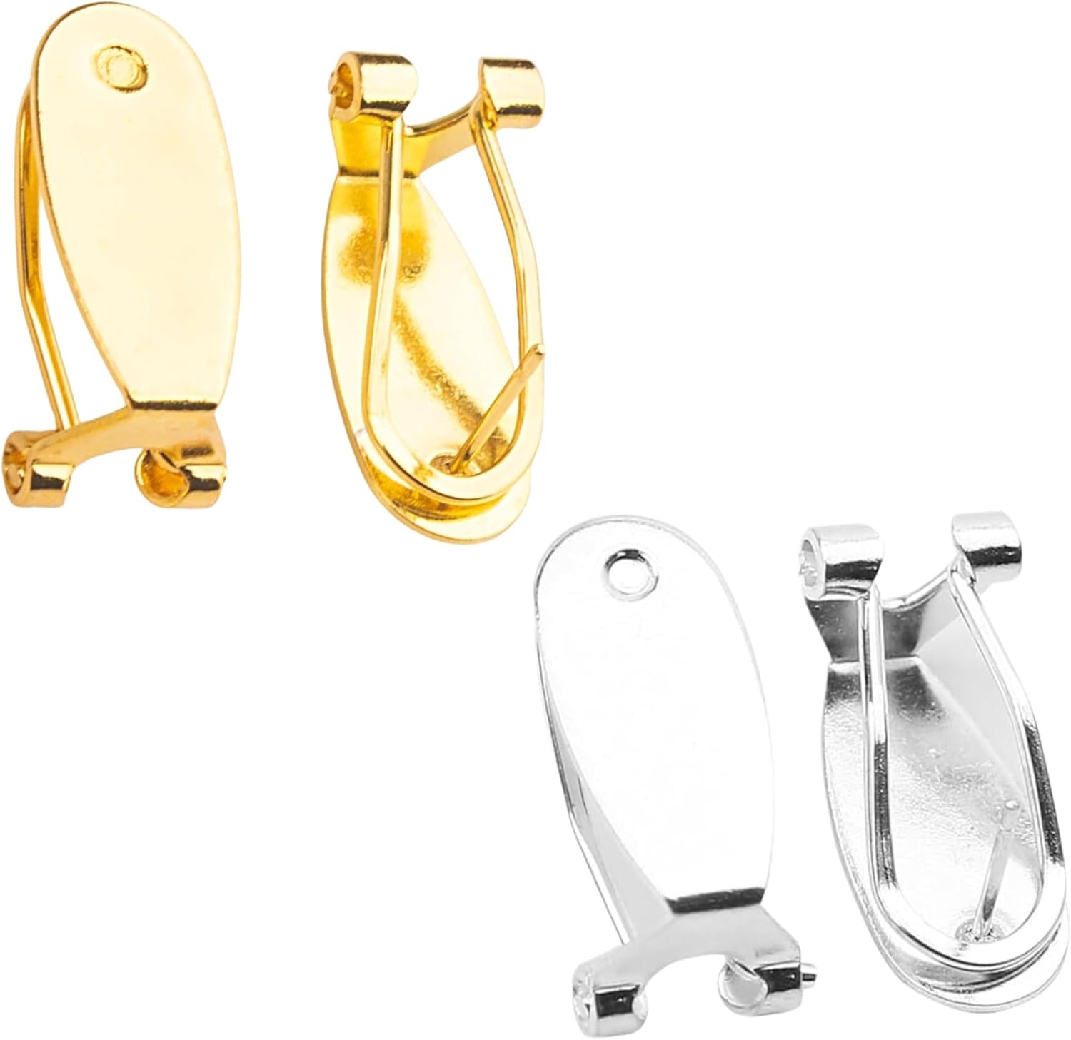 Amazon.com: 20PCS Fingernail Earring Post Backs, Hypoallergenic Clip ...