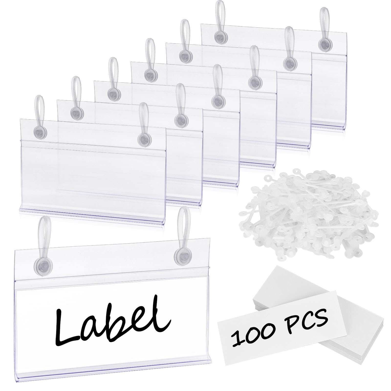 Snapklik.com : 100 Pcs Basket Label Holders