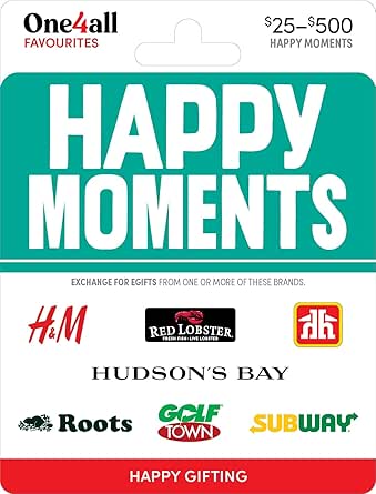 Multi-Brand Choice Cards Happy Moments Gift Card : Amazon.ca: Gift Cards