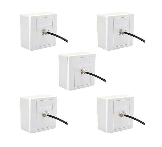 BOXNUBE Combo Set - RJ45 CAT6 LAN I/O Ethernet Network Keystone Jack ...