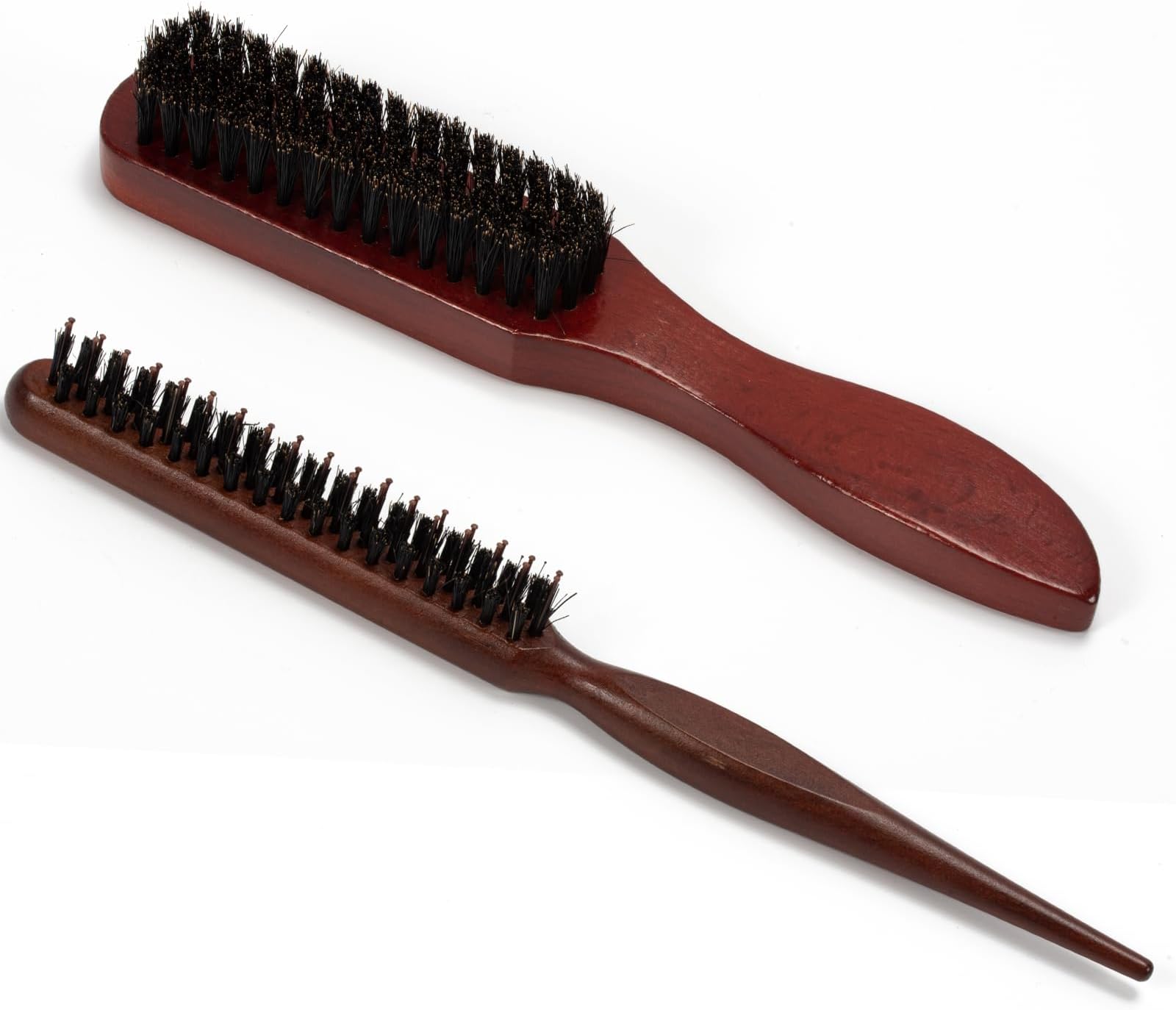 Amazon.com : 2 Pcs Slick Back Hair Brush for Men Women,Teasing Boar ...