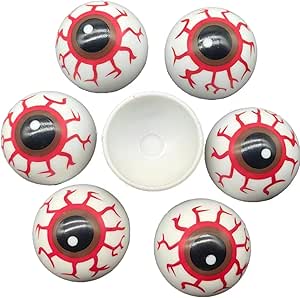 Amazon.com: Lmlliang 20pc Realistic Red Brown Plastic Fake Eyeball for ...