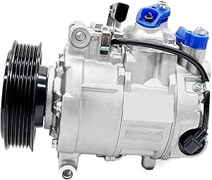 Amazon.com: AC Compressor Compatible For AUDI A4 B6 A6 A8 7SEU16C ...