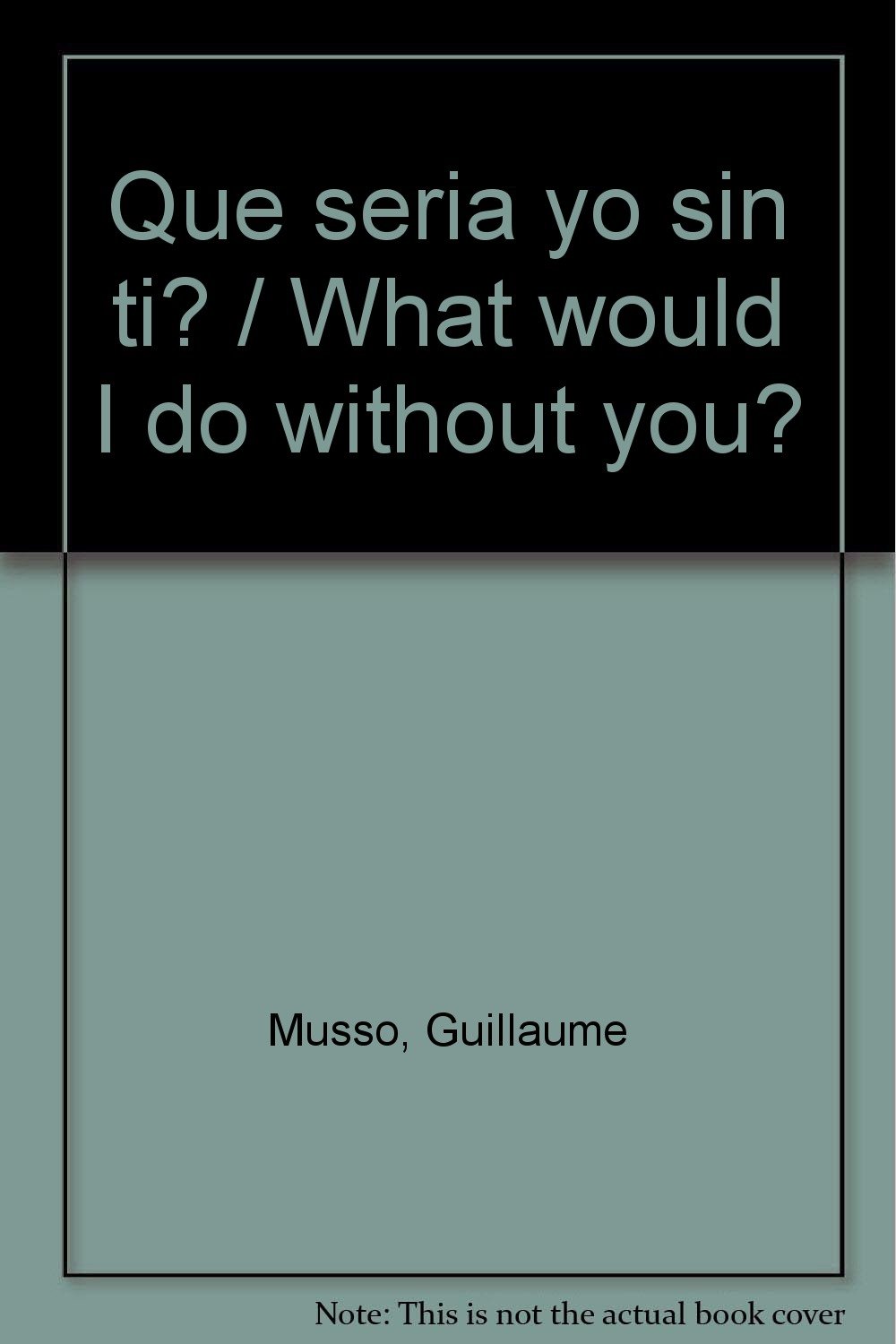 Amazon.com: Que seria yo sin ti? / What would I do without you ...