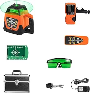 360 Rotary La-ser Level Self-Leveling 500m Vertical Horizontal Scanning ...