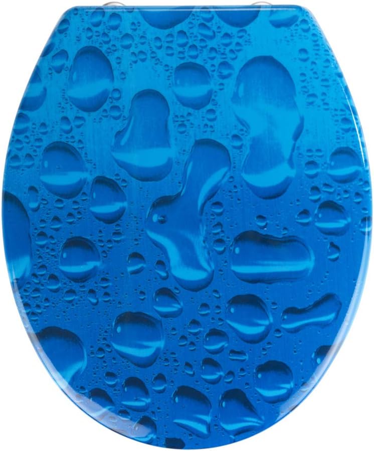 Amazon.com: Wenko Toilet seat Aqua", Duroplast Multi-Colour