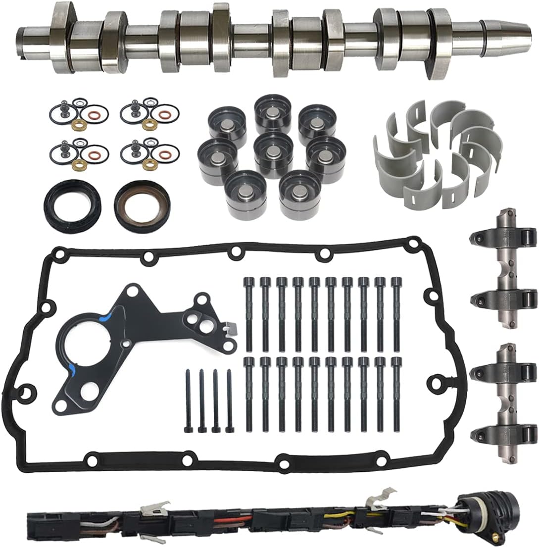Engine Camshaft Fuel Injector Rocker Arm Kit 038109101AH Replacement ...