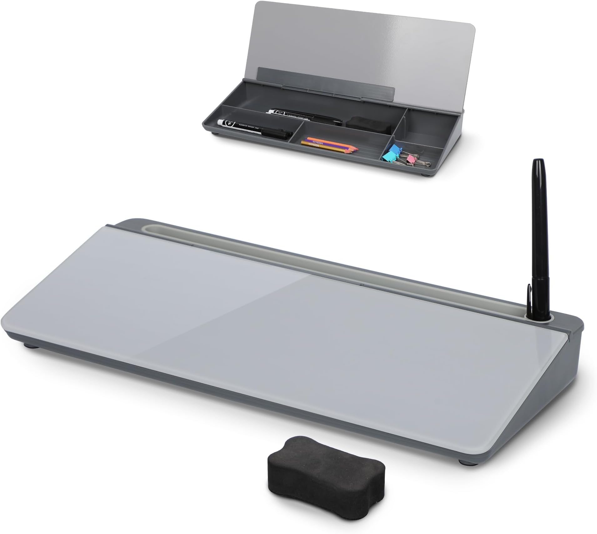 Amazon.com : SHANTRA 16'' x 7'' Desktop Whiteboard, Desk Dry Erase ...