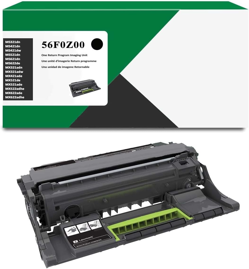 Amazon.com: 56F0Z00 Black Imaging Unit Compatible for Lexmark 56F0Z00 ...
