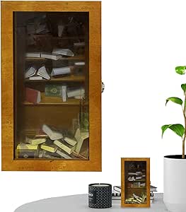 Amazon.com: Mini Bookshelf Craft, Mini 2024 Anxiety Bookshelf ...