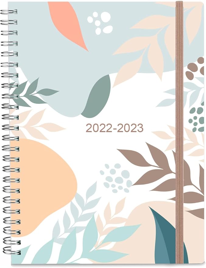 2022-2023 Diary, A5 Weekly Planner with Monthly Tabs, Back Pocket ...