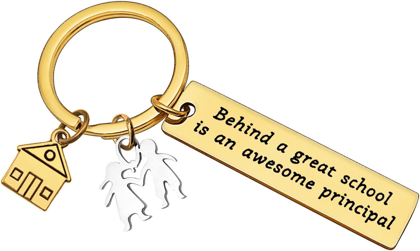 Amazon.com: Principal Keychain School Principal Gifts Behind a Great ...
