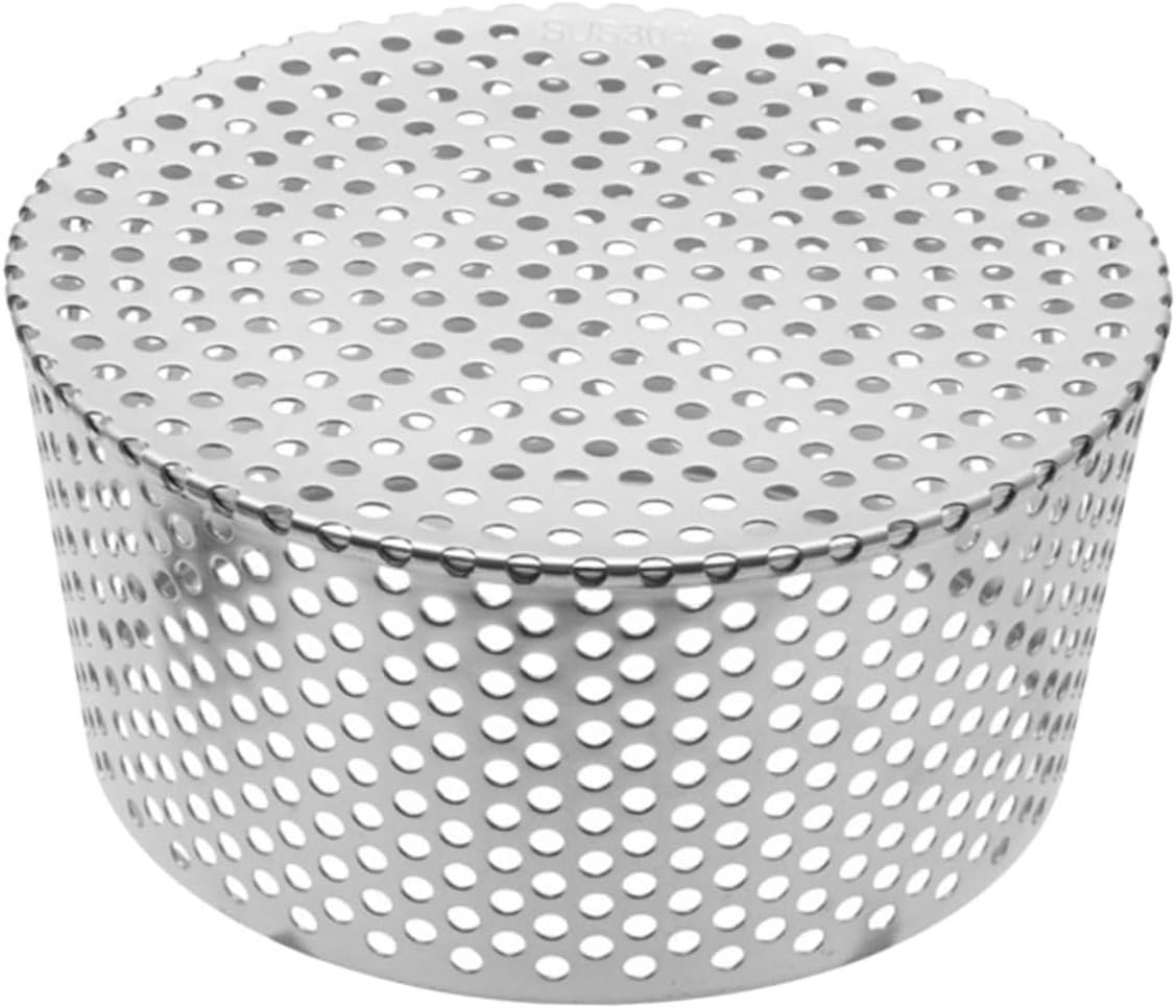 CHILDWEET Stainless Steel Floor Drain Cover Lgutter Guards Roof Filter ...