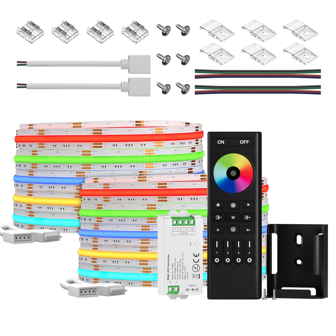 Amazon.com: BTF-LIGHTING FCOB RGB Flexible High Density Uniform Light ...