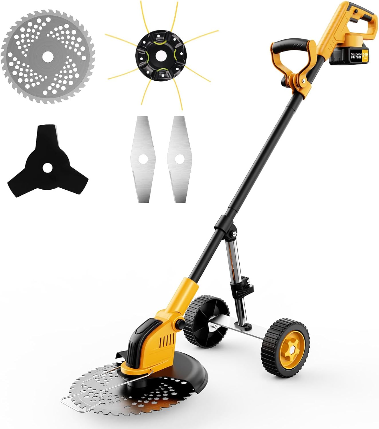 Amazon.com : 20000 RPM Electric Stringless Weed Wacker and Blade ...