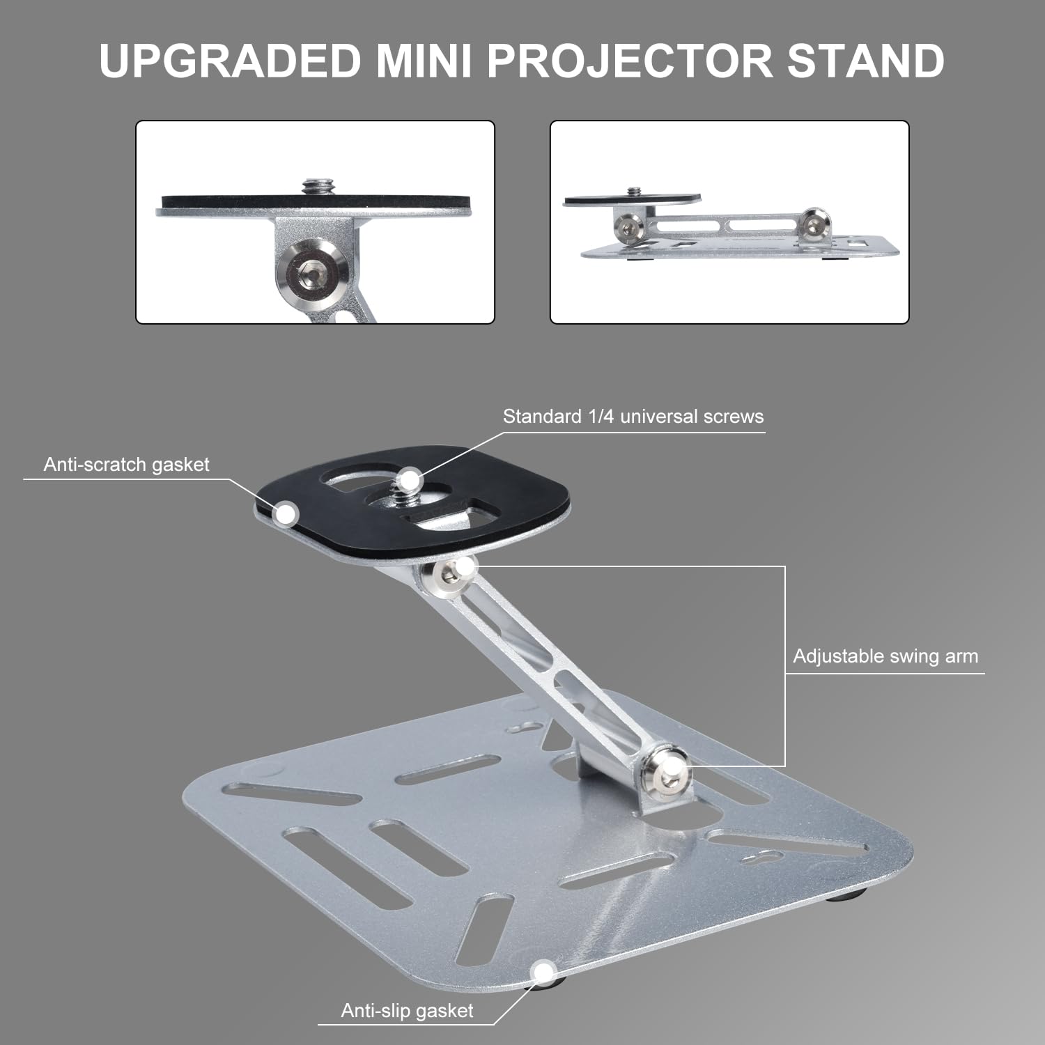 Foldable Projector Stand For Travel BAISHUN 3-in-1 Projector Stand ...