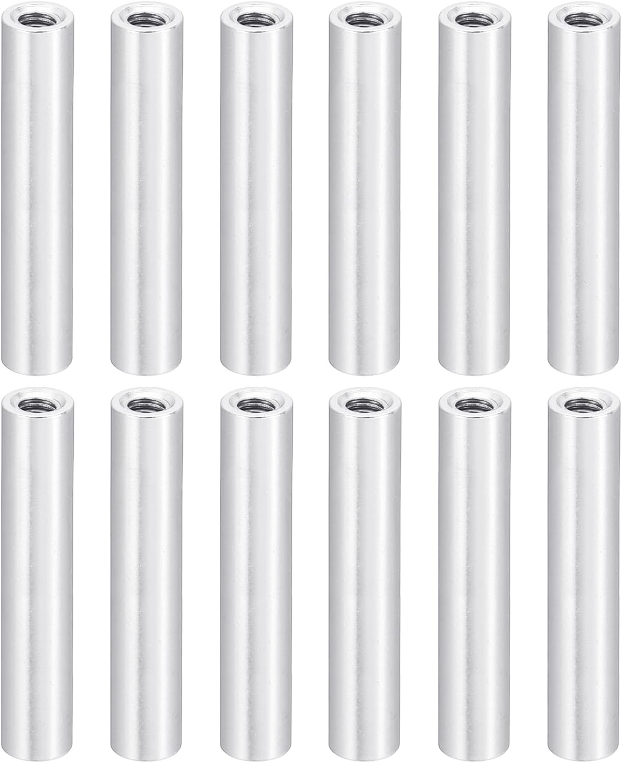 Amazon.com: PATIKIL M3 Aluminum Spacers, 12 Pcs Metal Spacer Aluminum ...