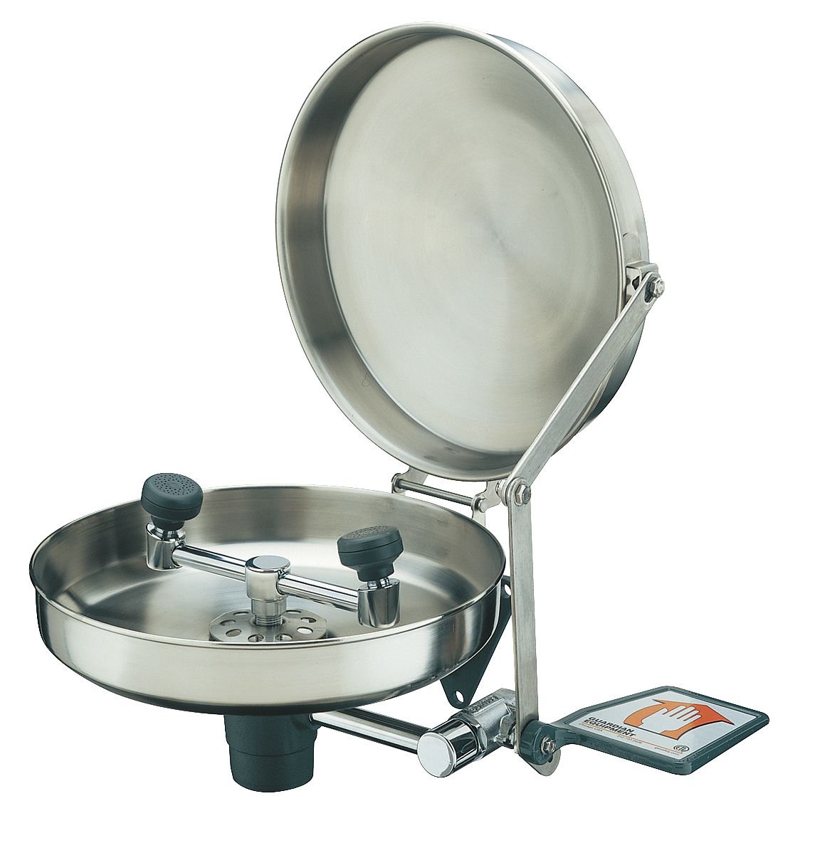 Eyewash Station w/Cover, Wall, SS, 15-5/8 W: Science Lab Eye Wash Units ...