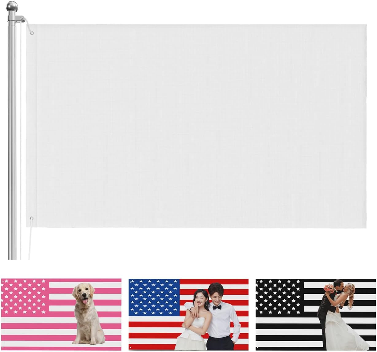 Amazon.com : Custom Flags for Outside 3x5 Ft Customized Indoor Outdoor ...