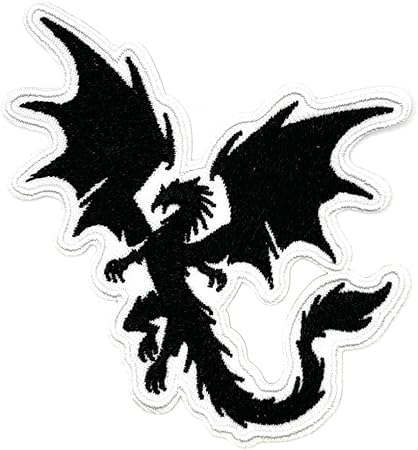 Amazon.com: Dragon Iron On Patch | Embroidered Chinese Mythical/Fantasy ...