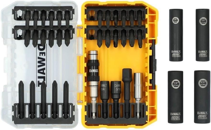 DEWALT Kit de Puntas y Brocas para Taladro por 32 piezas (DWA2SLS32 ...