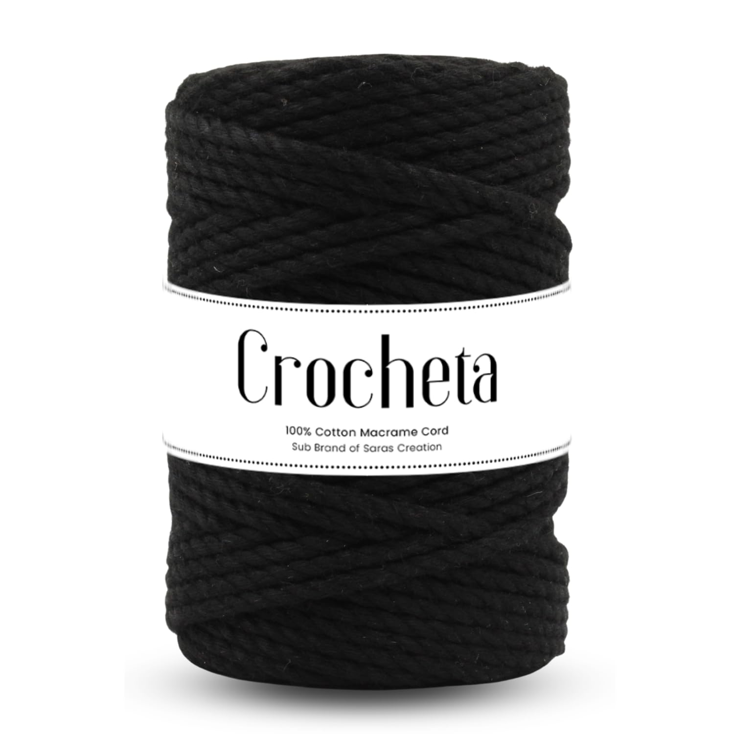 CROCHETA 3 Ply Twisted Macrame Cotton Cord Dori Roll Packaging Thread ...