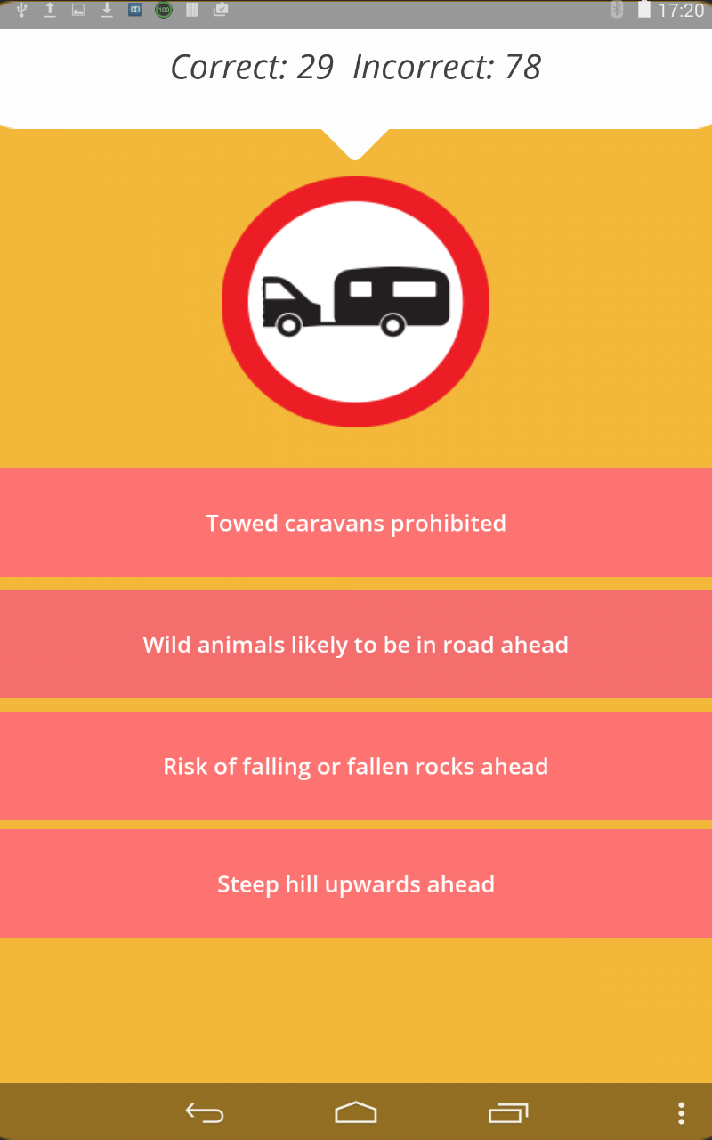 UK Road Signs: No Frills - App on Amazon Appstore