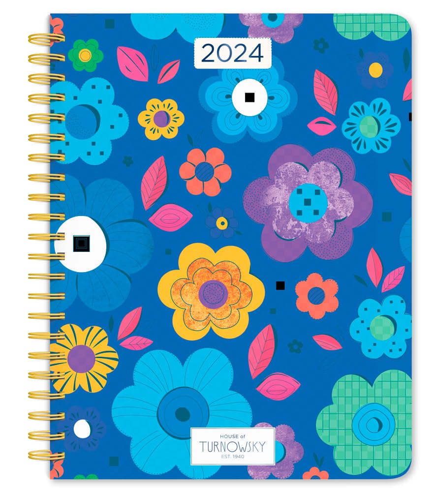 House of Turnowsky Color Code | 2024 6 x 7.75 Inch Weekly Desk Planner ...