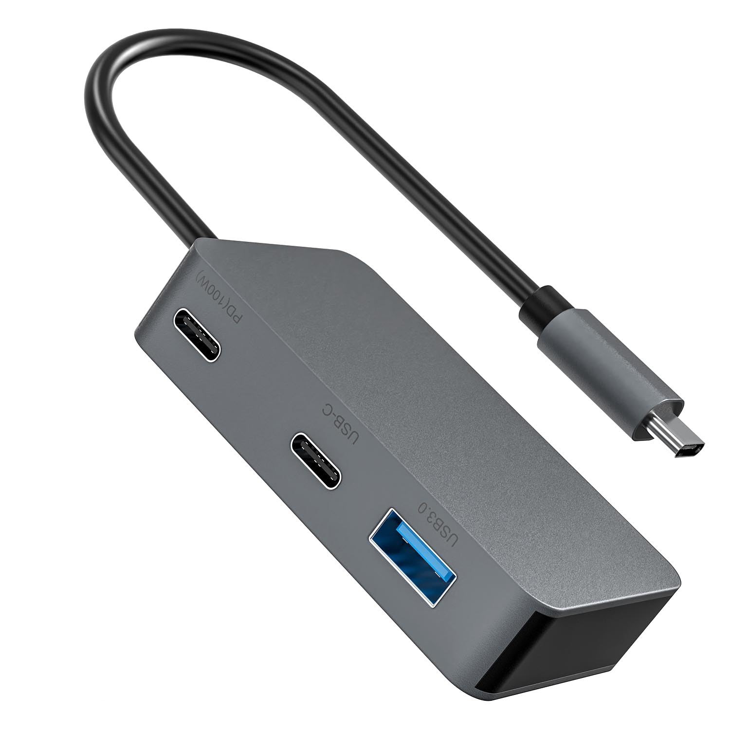 Amazon | USB-C ハブ 5-in-1 バスパワー USB3.0*3 USB-C PD100W 急速充電 軽量 コンパクト Dock Windows Mac PS4 PS5 ...