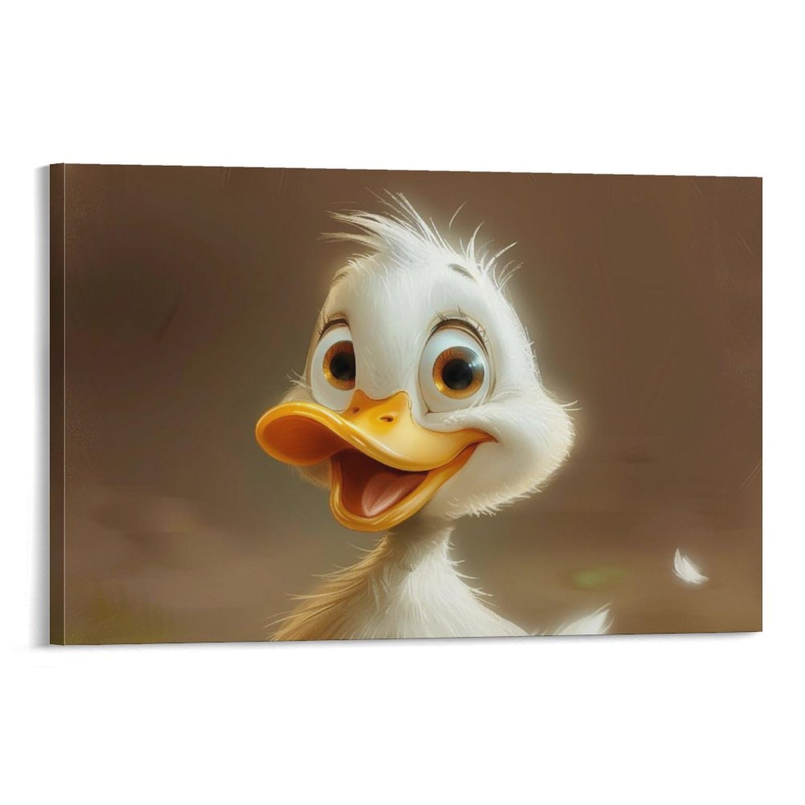 Smiling Duck Cartoon
