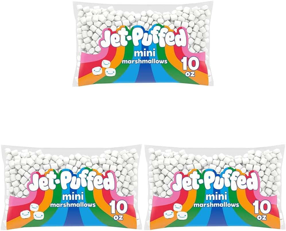 Amazon.com : Jet-Puffed Mini Marshmallows (10 oz Marshmallow Bag) (Pack ...