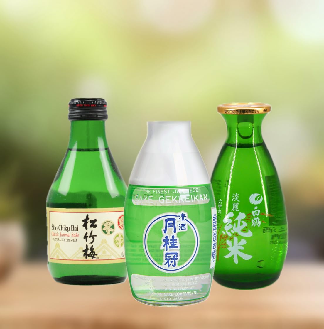 Amazon.com : Classic Japanese Sampler Beverage Set - 180ml each (Pack ...