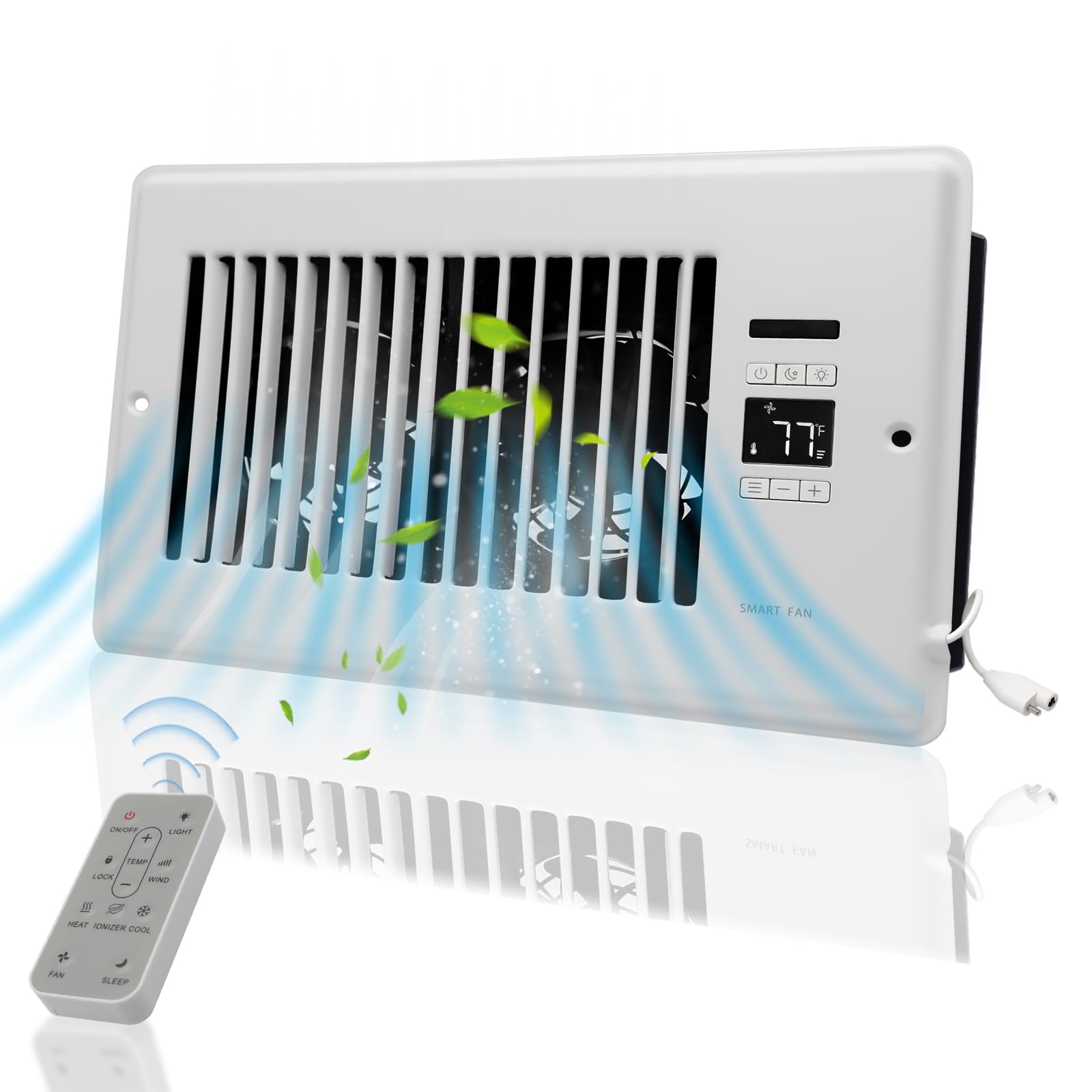 Snapklik.com : Howeall 6" X 10" Super Quiet Register Booster Fan ...