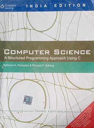 Amazon.in: Buy Computer Science A Structured Programming Approach Using C By Behrouz A Forouzan ...