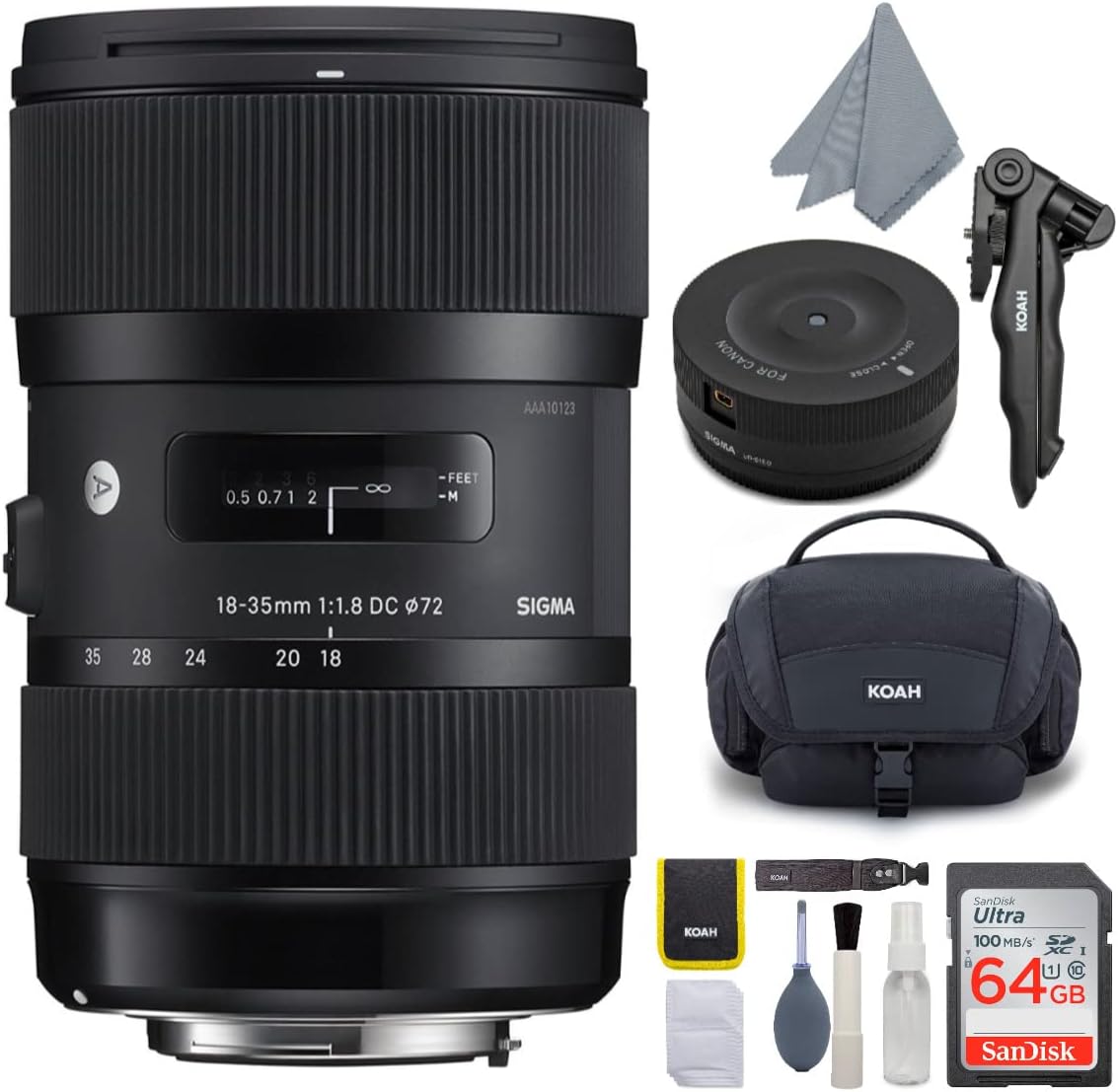 Amazon.com : Sigma 18-35mm F1.8 Art DC HSM Lens for Canon DSLR Cameras ...
