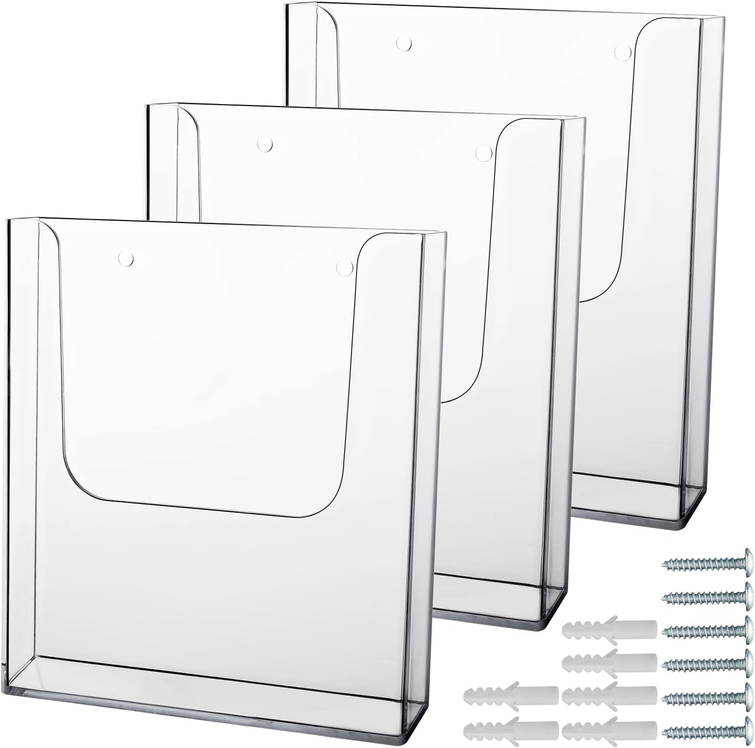 Amazon.com: SOURCEONE.ORG Deluxe Clear Acrylic File Chart Holder Wall Mount