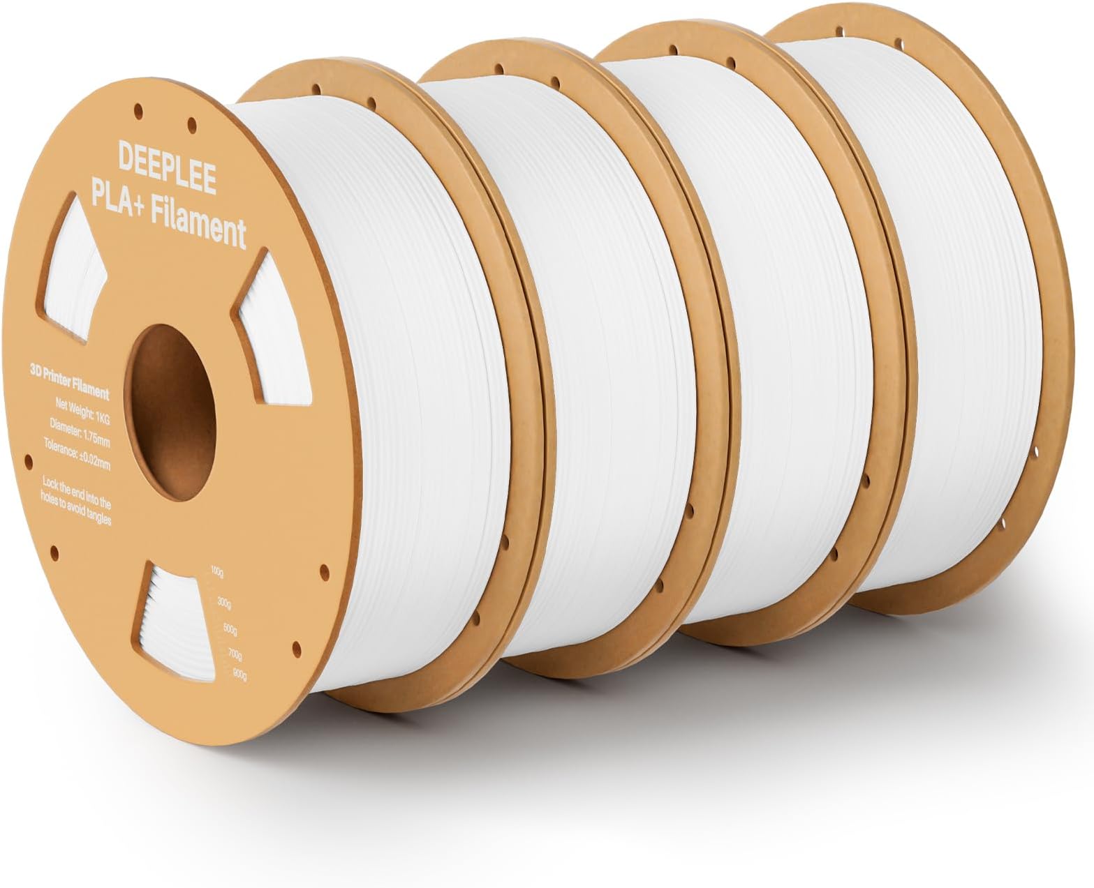 Amazon.com: DEEPLEE PLA+ 1.75mm 3D Printer Filament, PLA Plus with ...